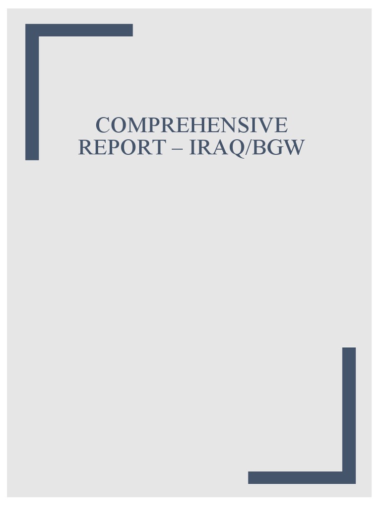 Comprehensive Report | PDF