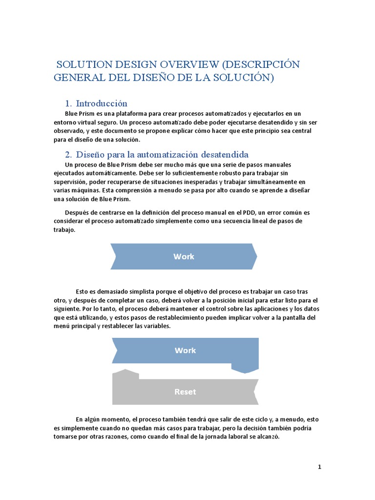 Solution Design Overview | PDF | Negocios
