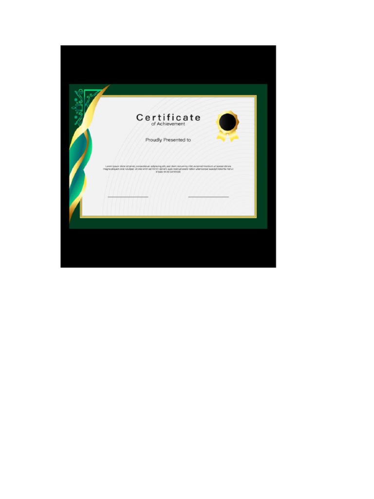 Pngtreeelegance Graduation Certificate Border Template - 6531841 | PDF