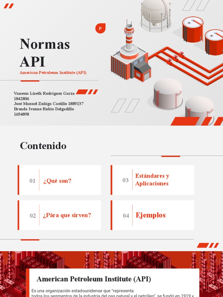 Normas API | PDF | Petróleo | Petroquímico