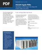 Micom P991 TEST BLOCK | PDF | Electrical Connector | Ac Power Plugs And ...