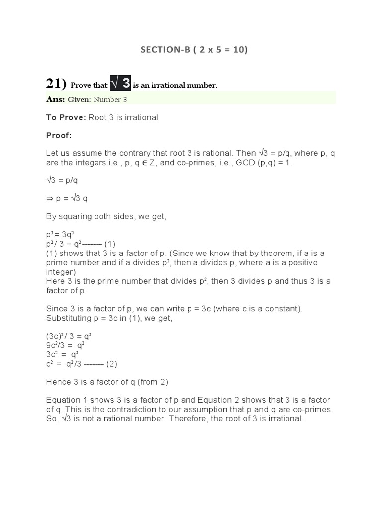 Class 10 Maths QUARTERLY EXAM MATHS SOLUTIONS | PDF | Factorization | Numbers