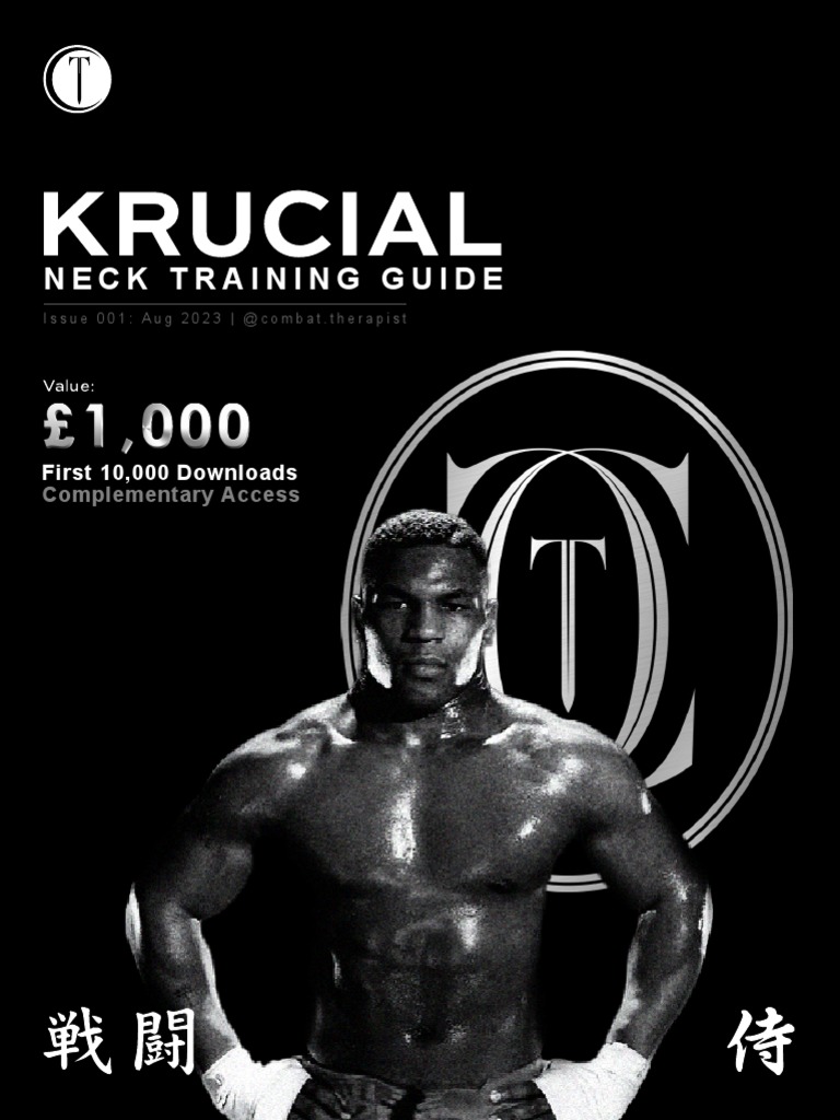 1000 Krucial Neck Training Guide | PDF | Anatomical Terms Of Motion