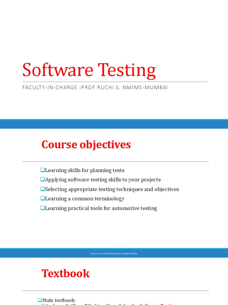 Fundamentals of Testing-I | PDF