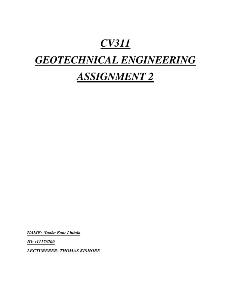 CV311 - Final Assignment#2 | PDF | Stress (Mechanics) | Applied And Interdisciplinary Physics