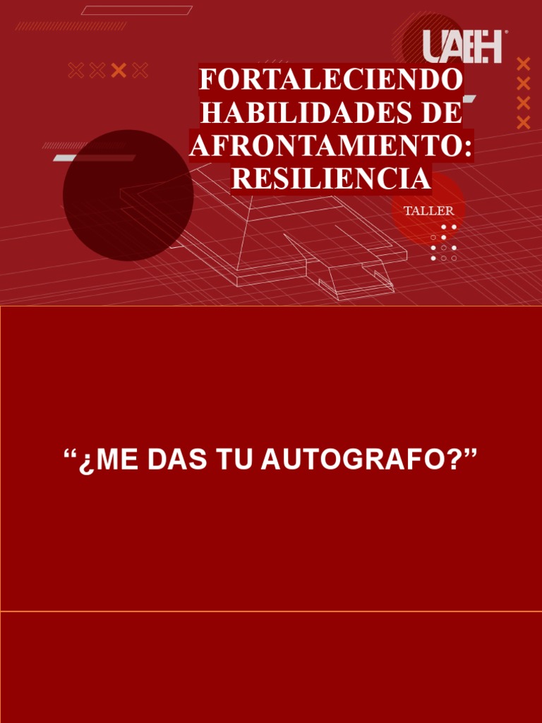 Fortaleciendo Habilidades de Afrontamiento - Resiliencia | PDF ...