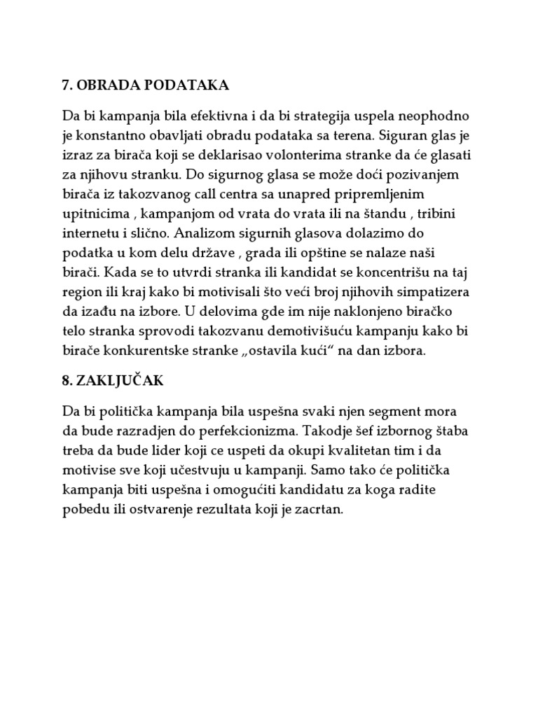 Obrada Podataka | PDF