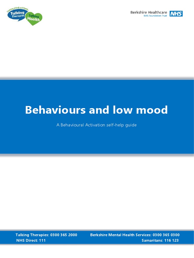Behaviours and Low Mood Workbook | PDF | Depression (Mood) | Mental Health