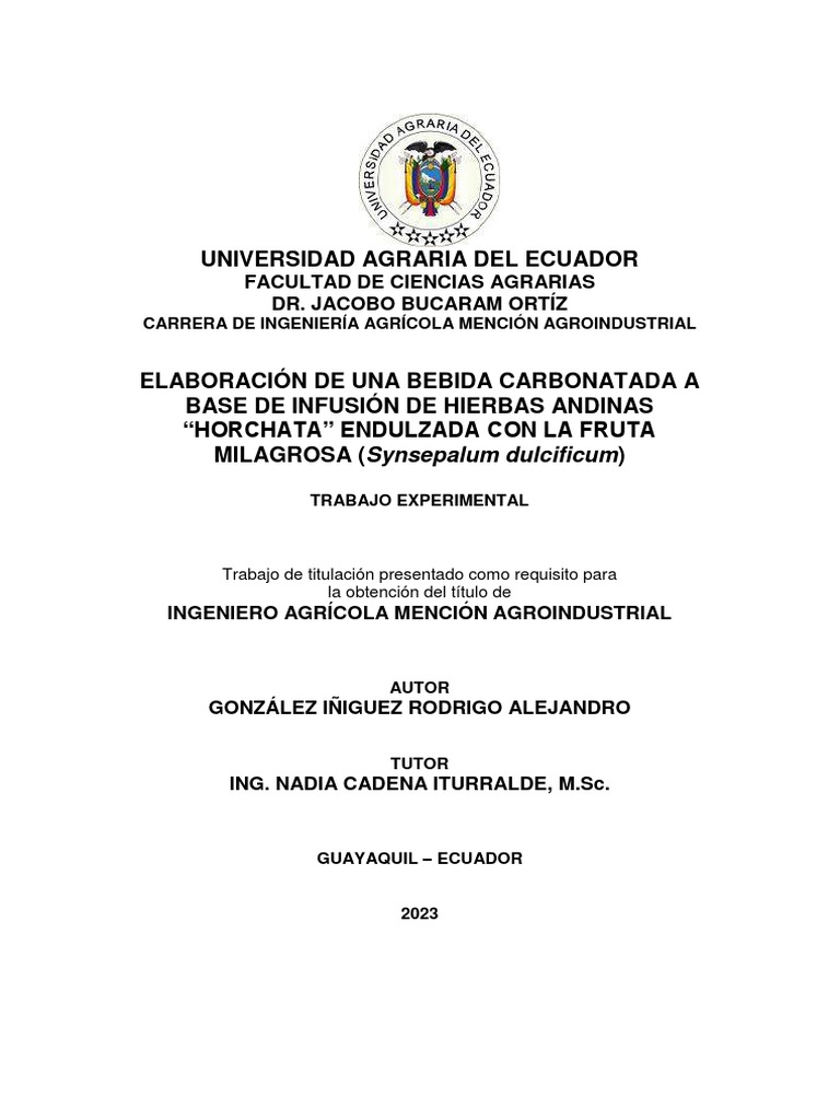 2023-Inter-Elaboración de Una Bebida Carbonatada A Base de Infusión de ...