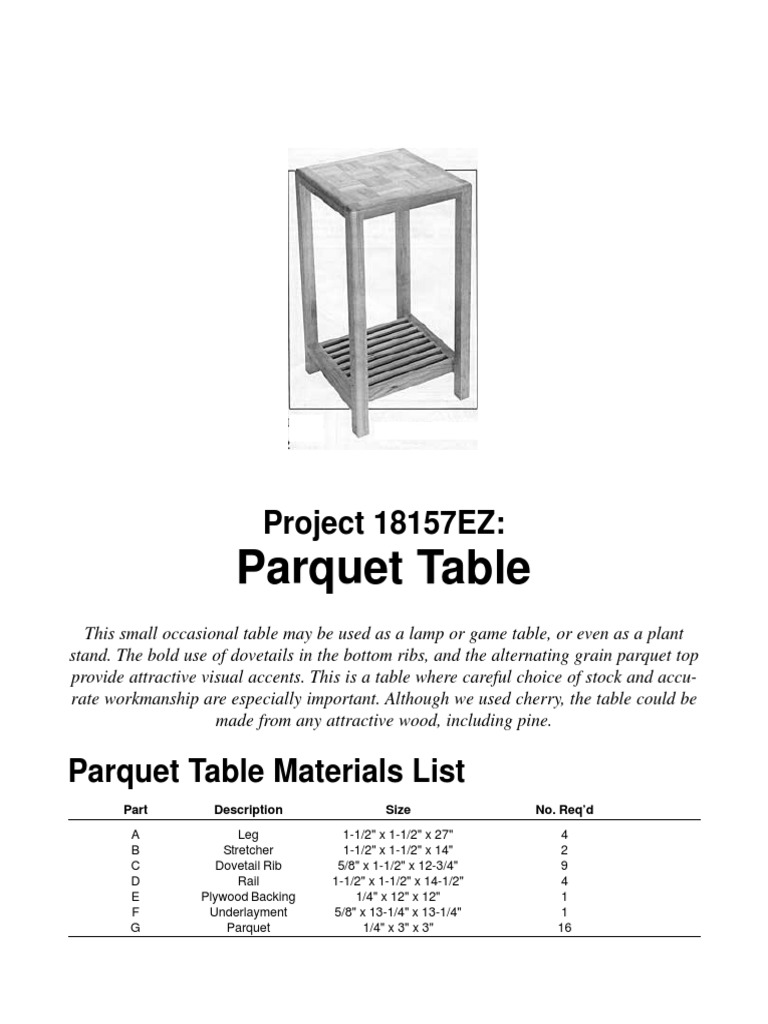 Parquet | PDF | Woodworking | Industrial Processes