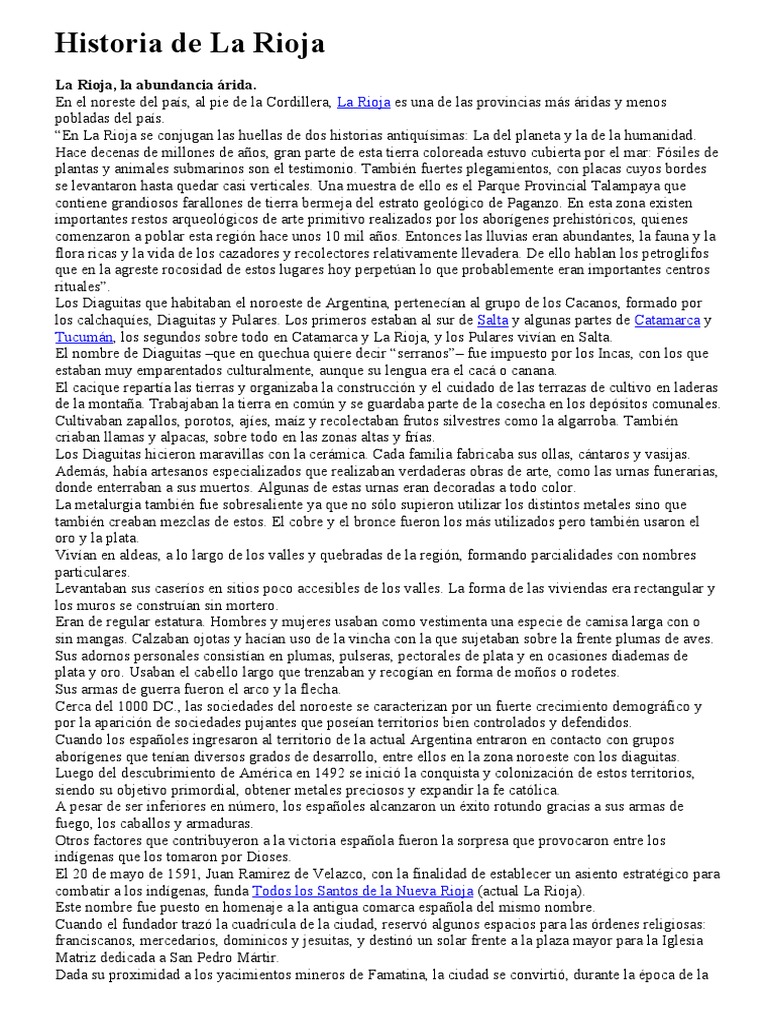 Historia de La Rioja | Descargar gratis PDF | España