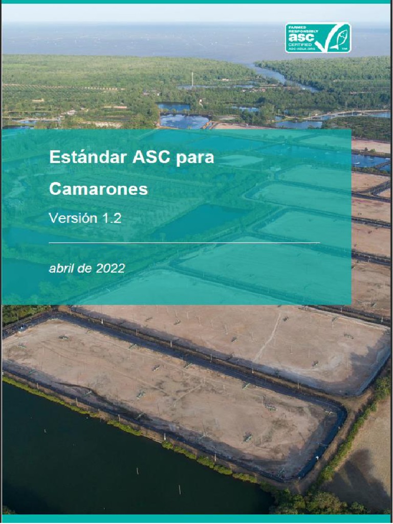 ASC Shrimp Standard V 1.2 Spanish | PDF | Biodiversidad | Humedal