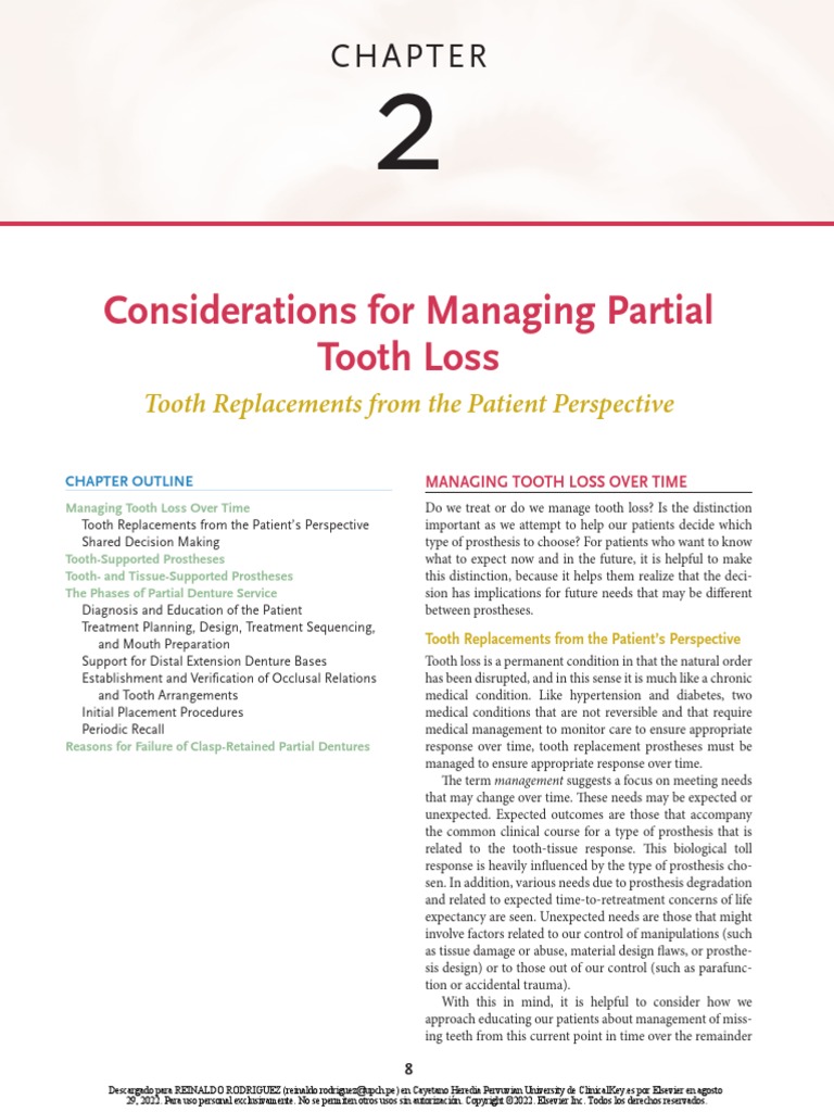 2 Considerations For Managing Partial Tooth Loss Tooth Replacements ...