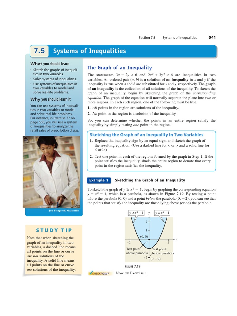 Desigualdades Precalculus 7th - Larson Hostetler PDF | PDF | Economic ...