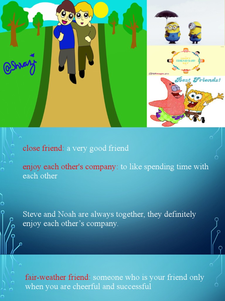 Friends Vocabulary | PDF
