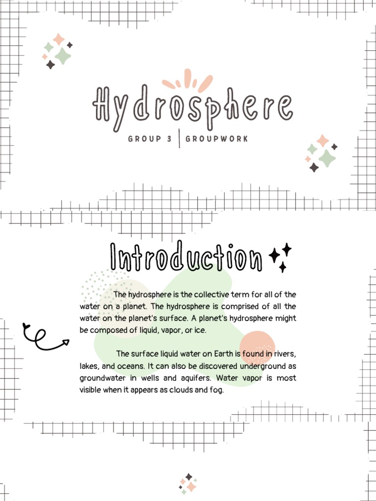 Understanding the Hydrosphere's Role | PDF | Art | Science & Mathematics