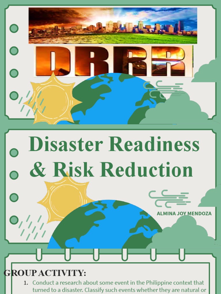 Disaster Readiness and Risk Reduction Activities | PDF | Young Adult