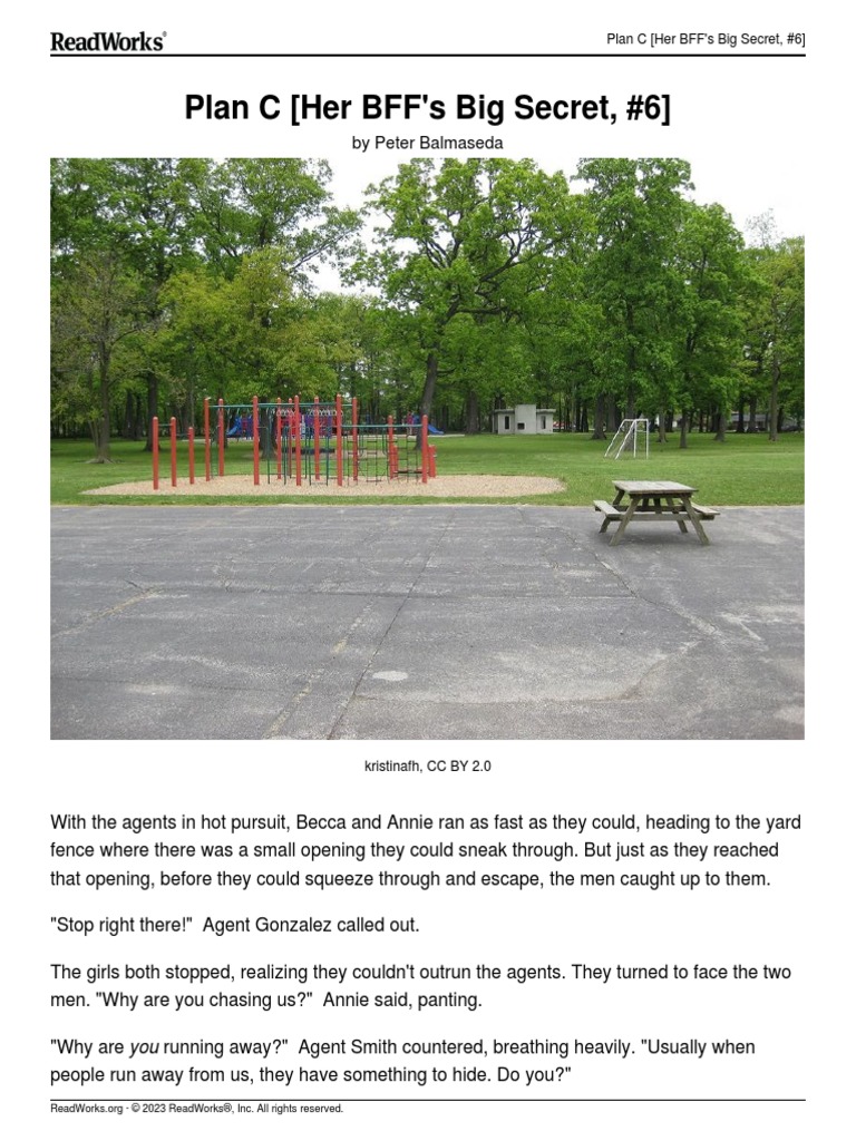 Plan C (Her BFF's Big Secret, #6) : by Peter Balmaseda | PDF