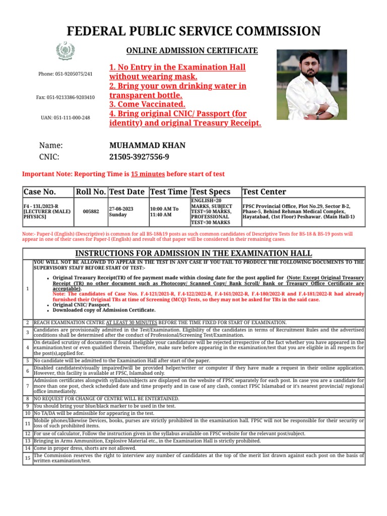 Online - Fpsc.gov - PK FPSC GR Reports GR Phase3 Ac 2023v.php | PDF Online - Fpsc.gov - PK FPSC GR Reports GR Phase3 Ac 2023v.php | PDF