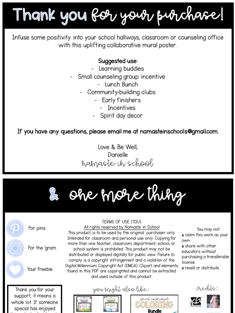 Collaborative Poster/Coloring - It Will Be A Good Day | PDF | Freedom ...