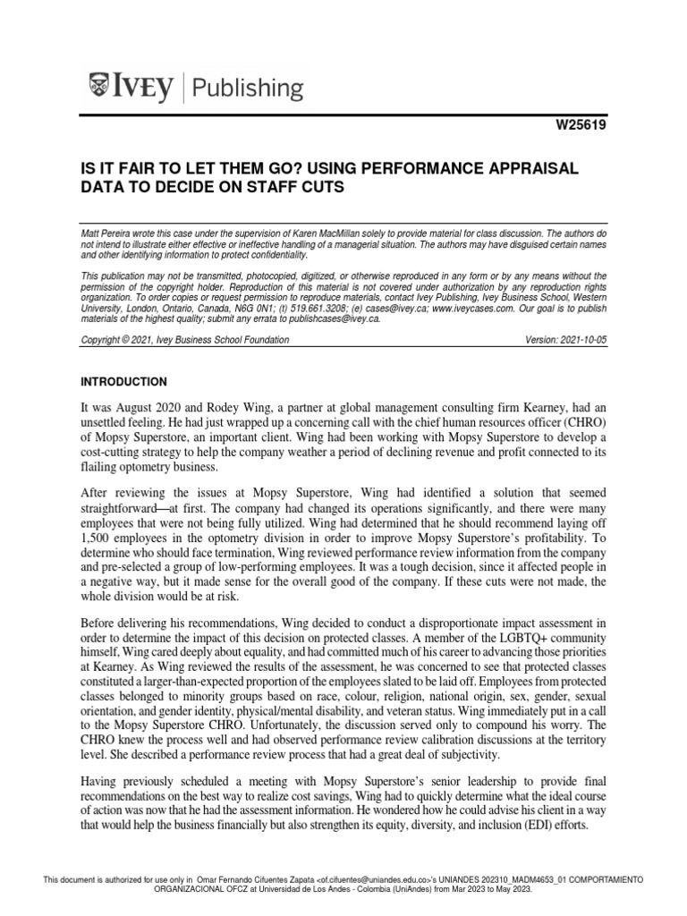 W25619 PDF Eng | PDF | Performance Appraisal | Optometry