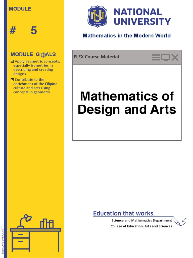 CM 5 MMW Mathematics of Design and Arts | PDF | Fractal | Pattern