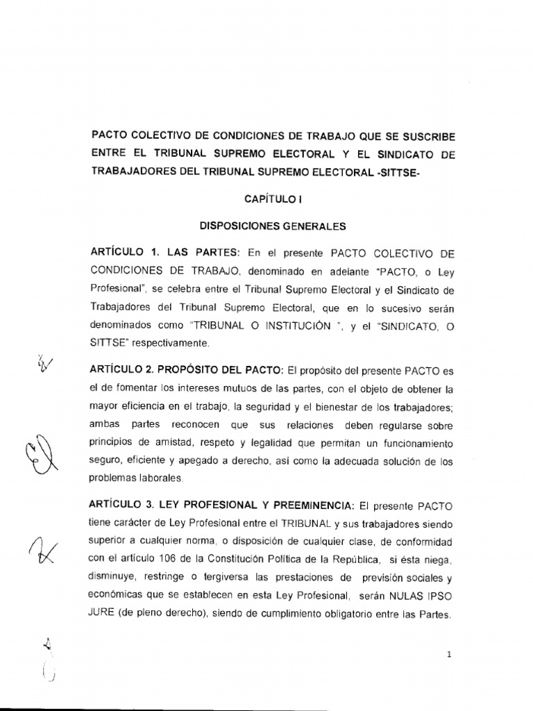 Pacto Colectivo de Condiciones de Trabajo-Ratificado-2017 | PDF