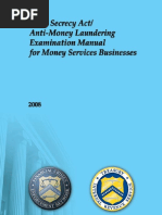 FFIEC BSA/AML Examination Manual Guide | PDF | Regulatory Compliance ...