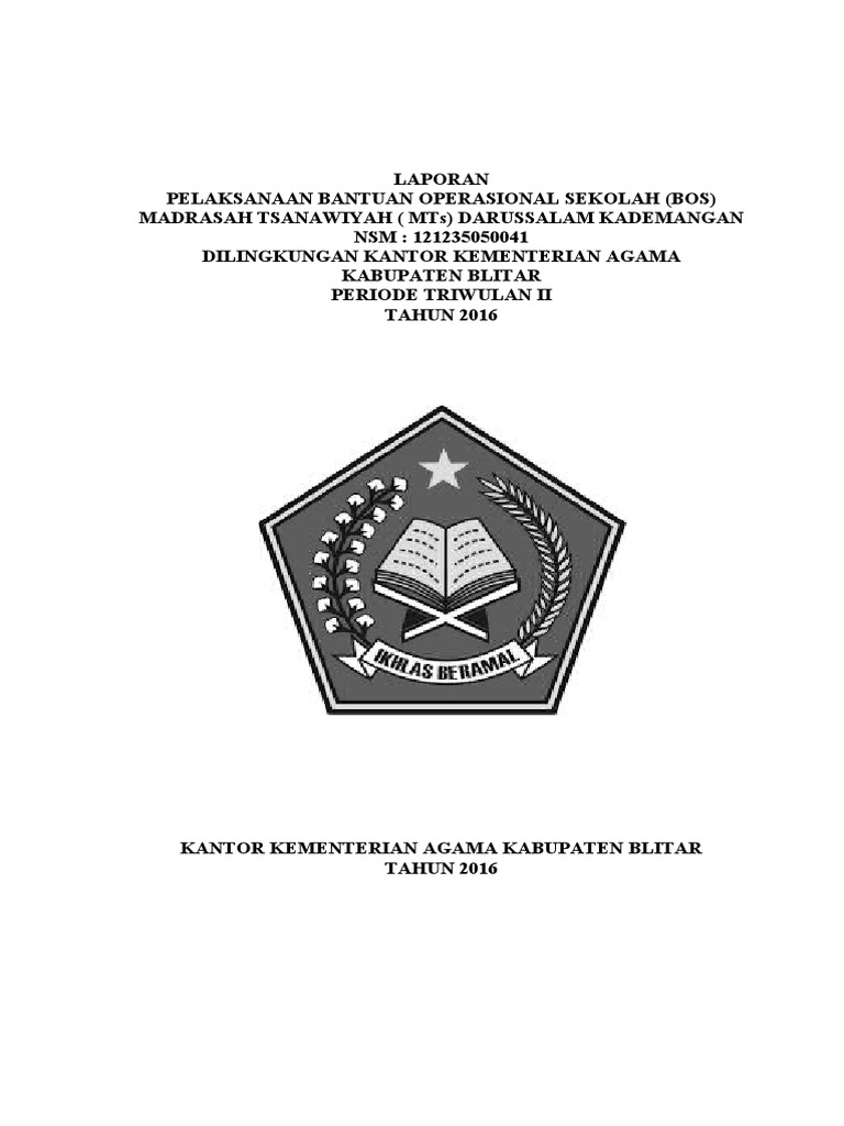 Sampul Laporan Bos | PDF