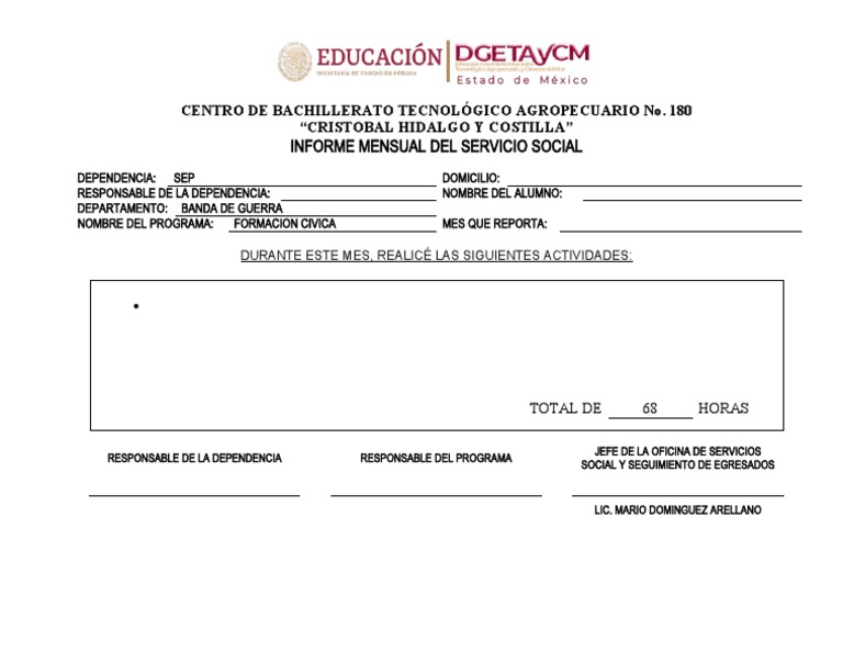 Informes Mensuales Ismael Aviles | PDF