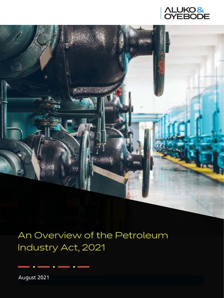 An Overview of The Petroleum Industry Act 2021 1 | PDF