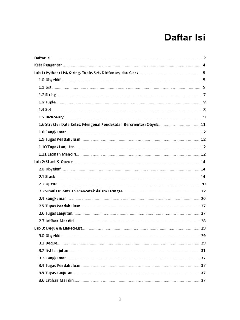 Modul Praktikum Struktur Data Dengan Python - 2 | PDF