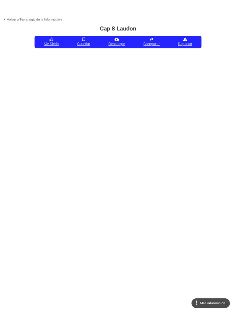 Resumen - Cap 8 Laudon | PDF | Malware | Virus de computadora