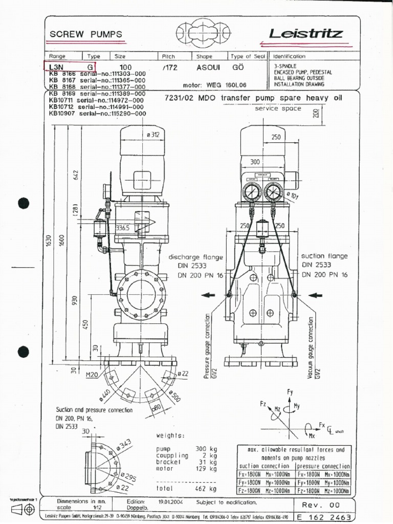 L3NG Pump Drawing | PDF