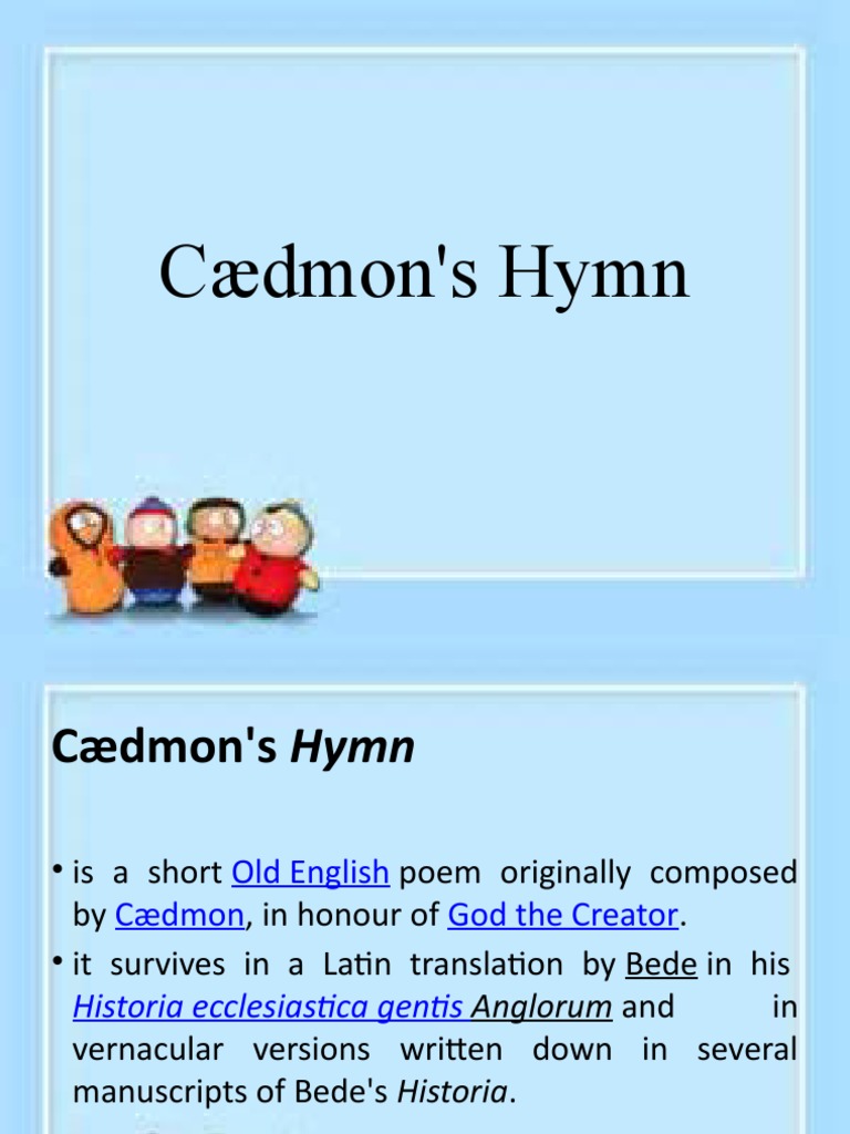 Cædmon's Hymn | PDF