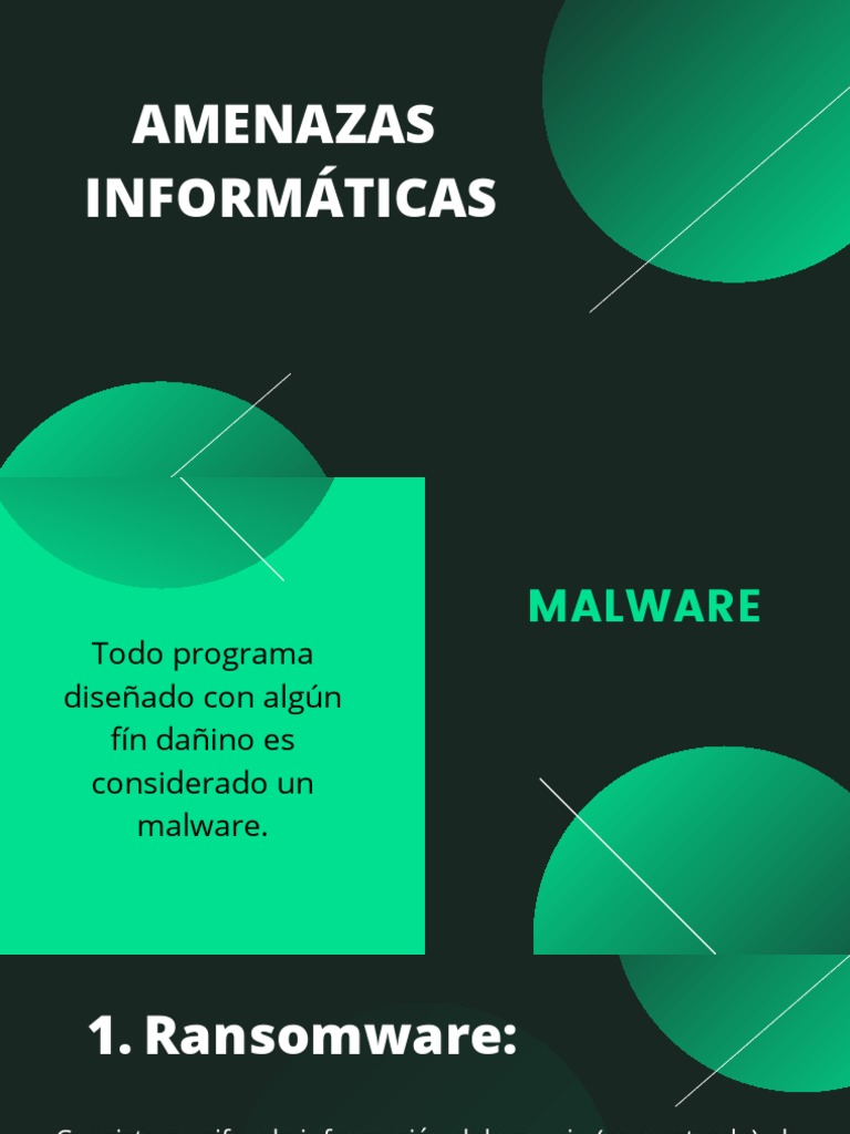 Amenazas Informáticas | PDF | Malware | Virus de computadora