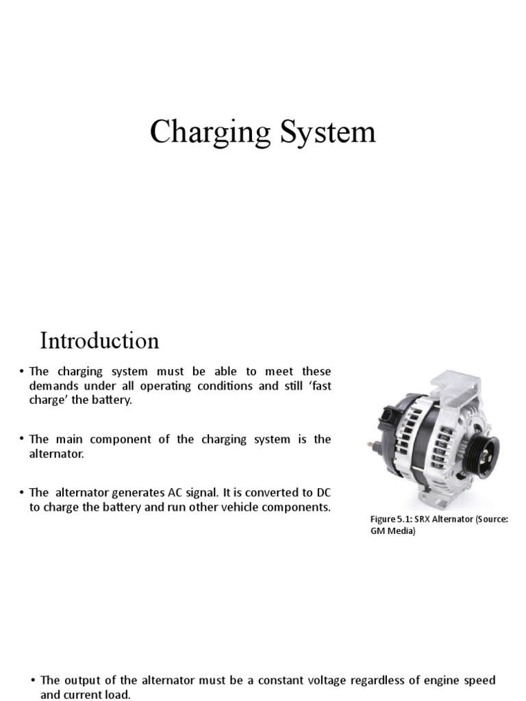 Charging System12345 | PDF | Rectifier | Electric Generator