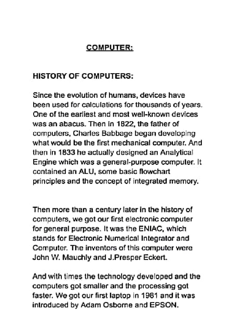Computer | PDF