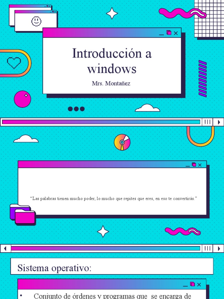 Introduccion A Windows | PDF | Microsoft Windows | Sistema operativo