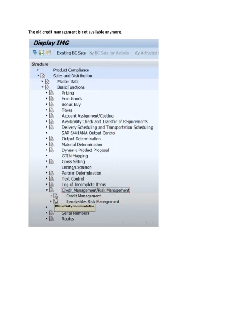 Fscm Credit Management Pdf