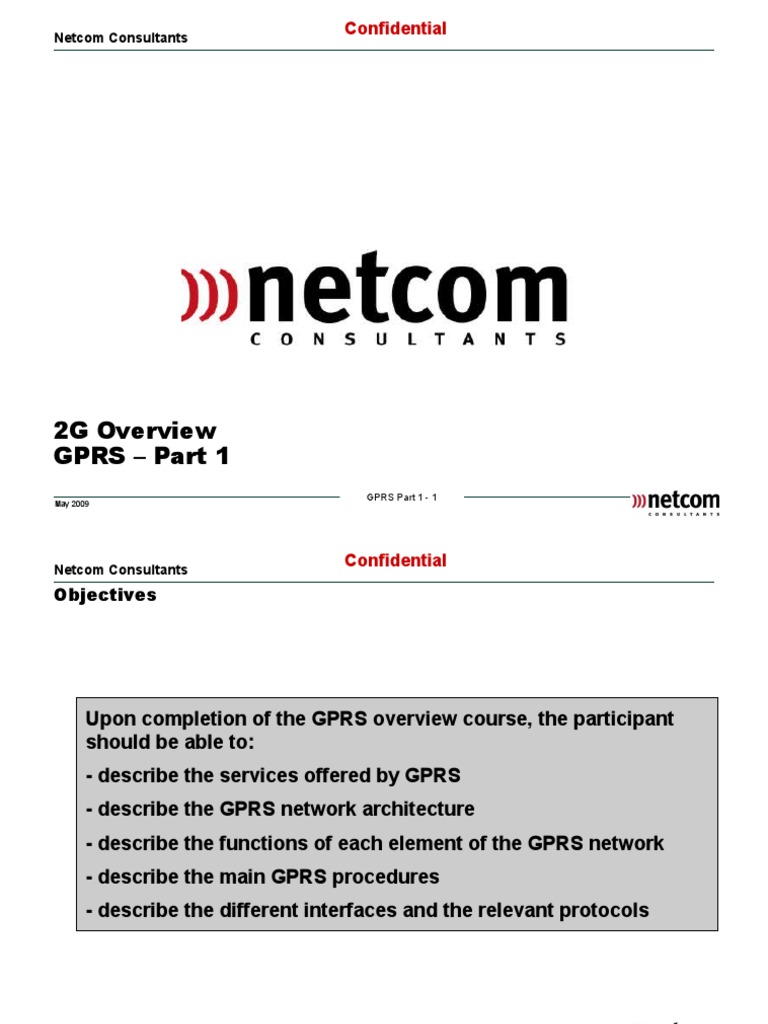 2G Overview - GPRS Part 1 | PDF | General Packet Radio Service | Radio ...