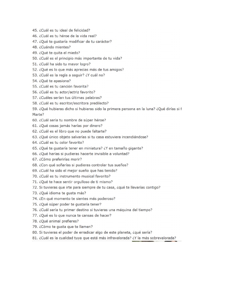 100 Preguntas | PDF