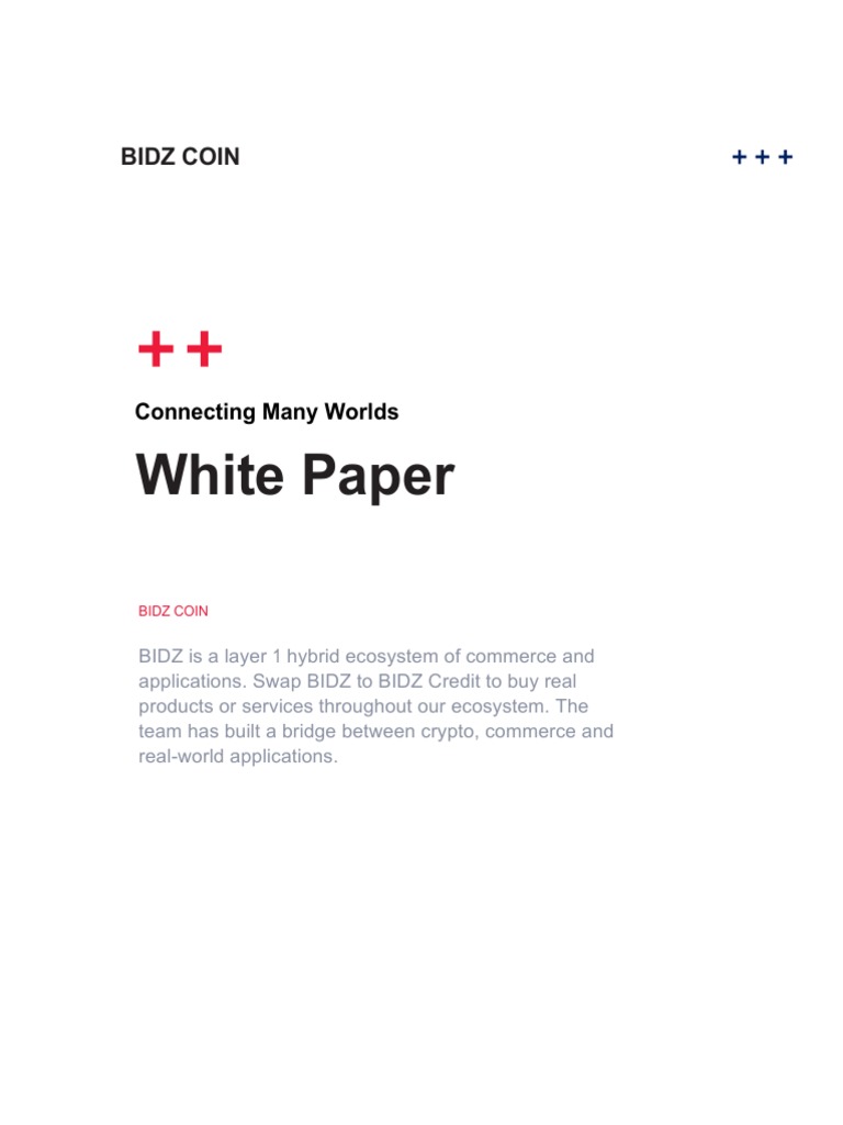 Bidz Coin White Paper | PDF | Virtual Private Network | Online Shopping