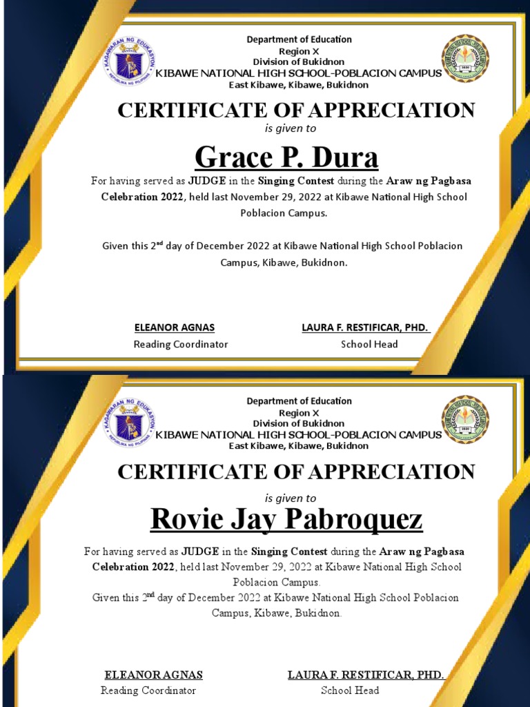 Judge Cert | PDF