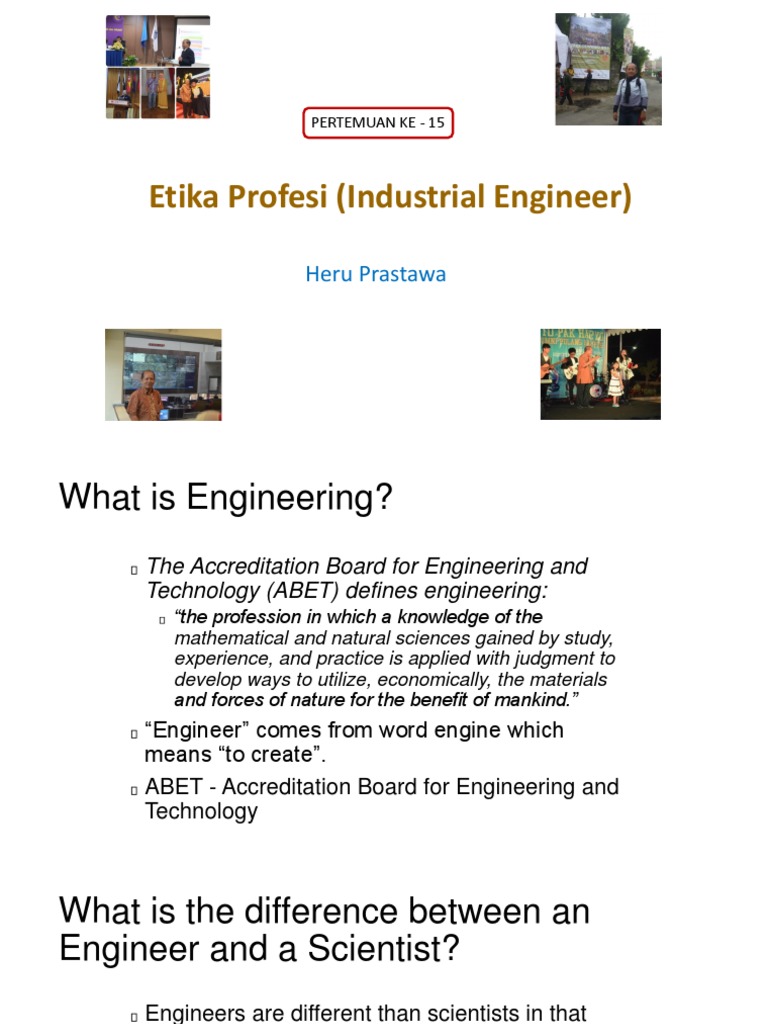 Etika Profesi | PDF | Engineering | Engineer