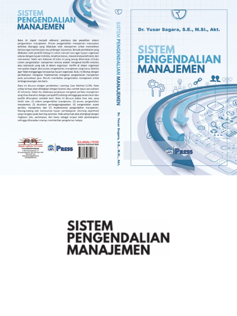 Buku Referensi Sistem Pengendalian Manajemen | PDF Buku Referensi Sistem Pengendalian Manajemen | PDF