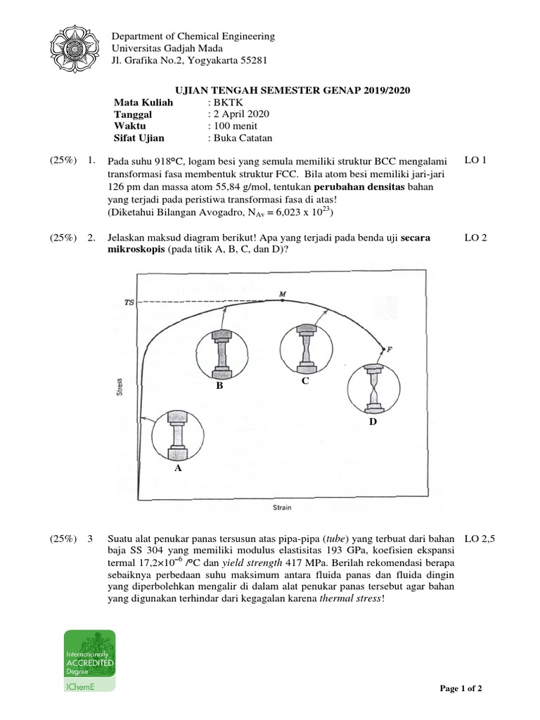 UTS BKTK Genap 2019-2020 | PDF