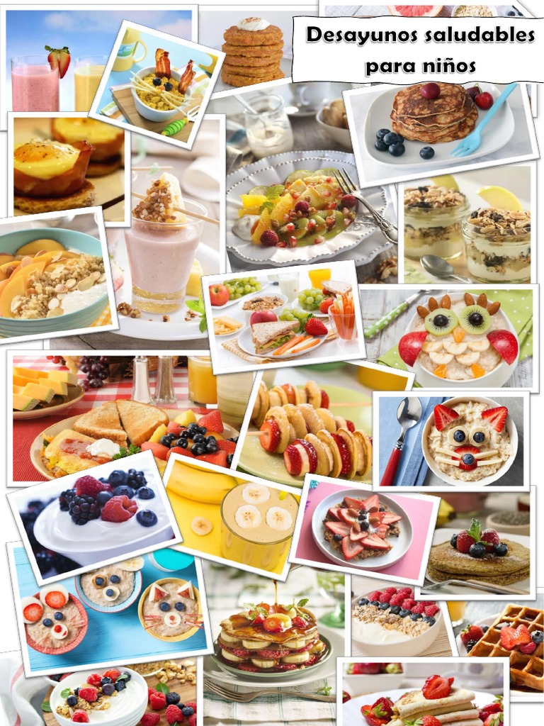 Collage de Comidas Saludables | PDF