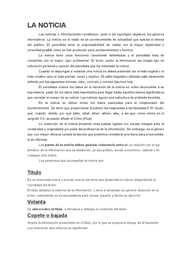 La Noticia | PDF | Comunicación humana