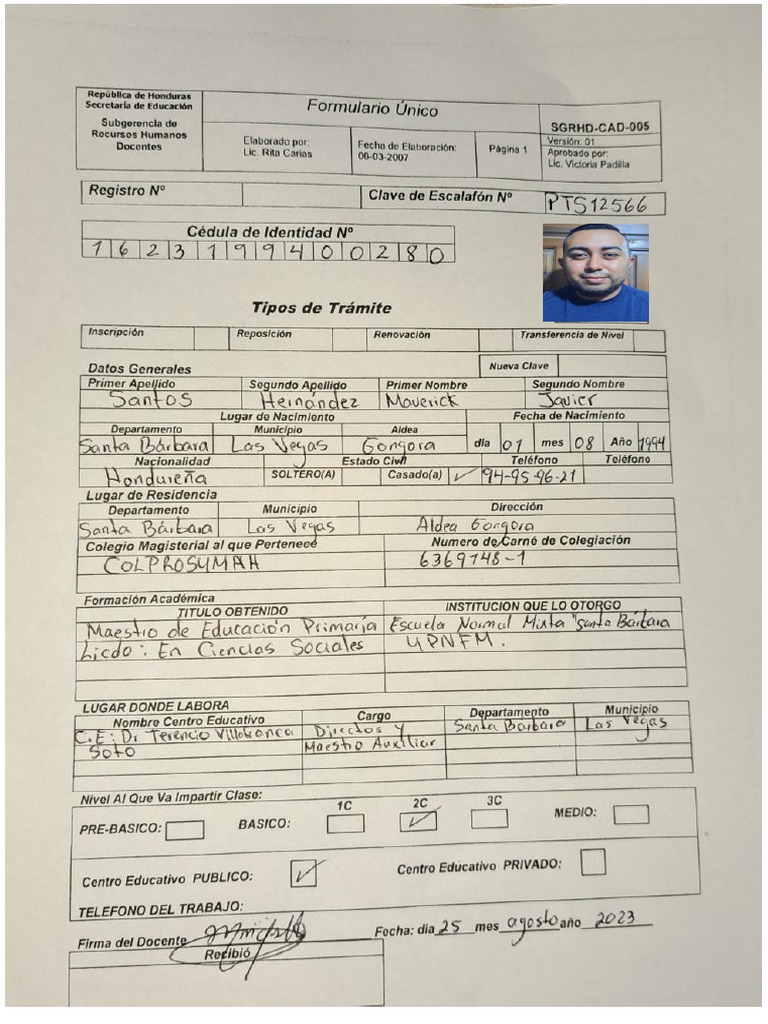 Documentos Personales | PDF